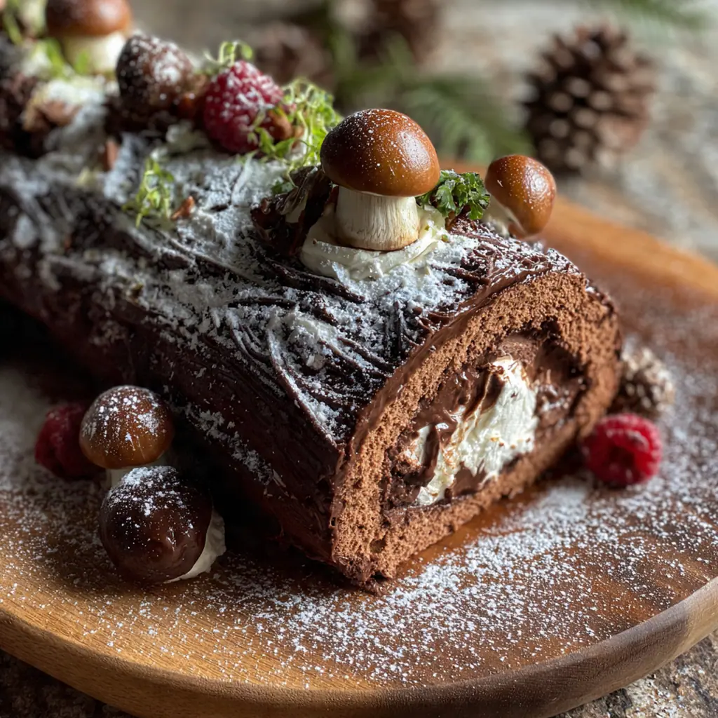 Chocolate Yule Log: Classic French Christmas Dessert